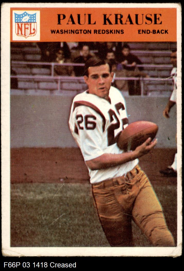 1966 Philadelphia #186 Paul Krause