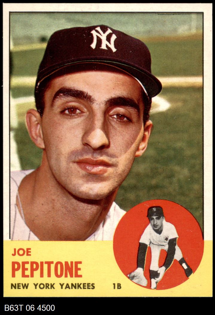 1963 Topps #183 Joe Pepitone