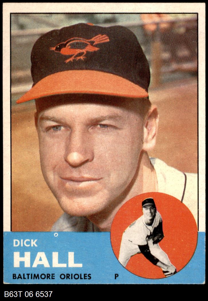 1963 Topps #526 Dick Hall
