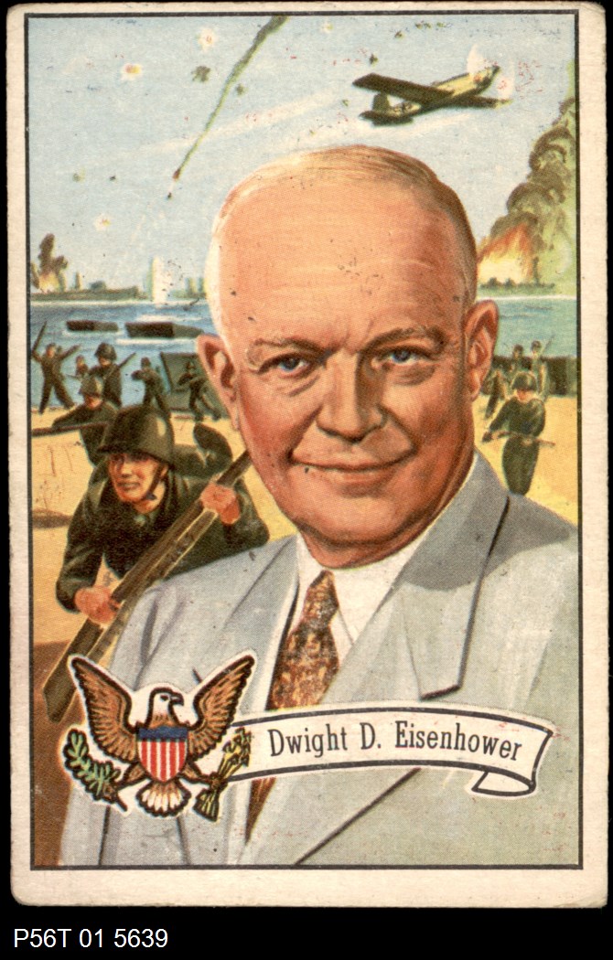 1956 Topps U.S. Presidents #36 Dwight D.Eisenhower