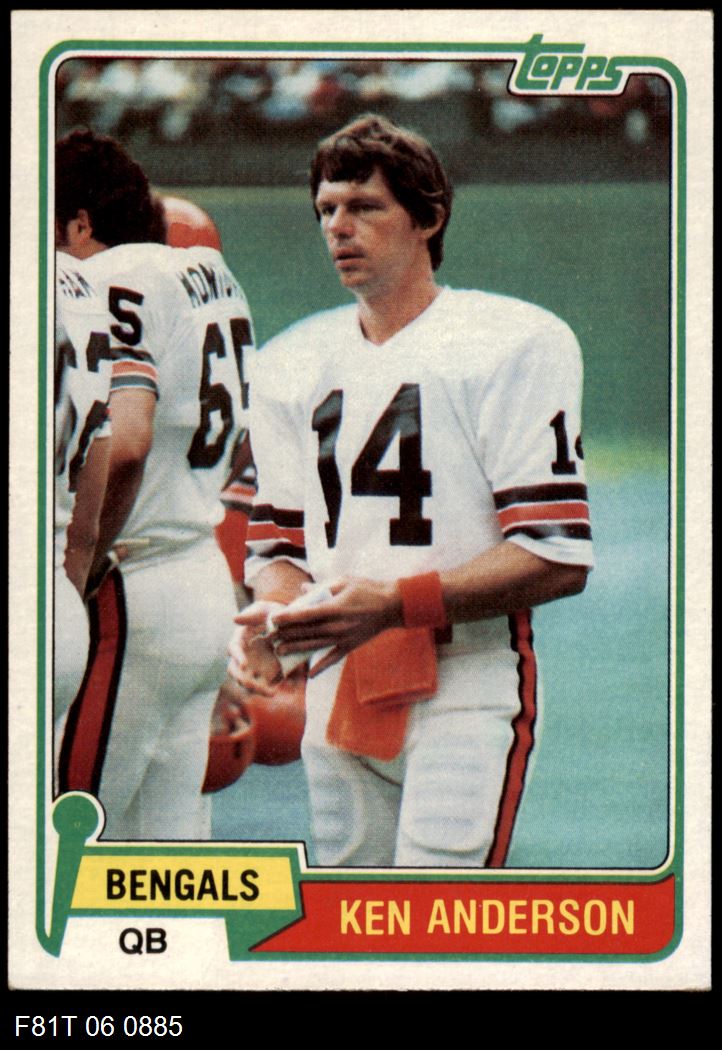 1981 Topps #115 Ken Anderson