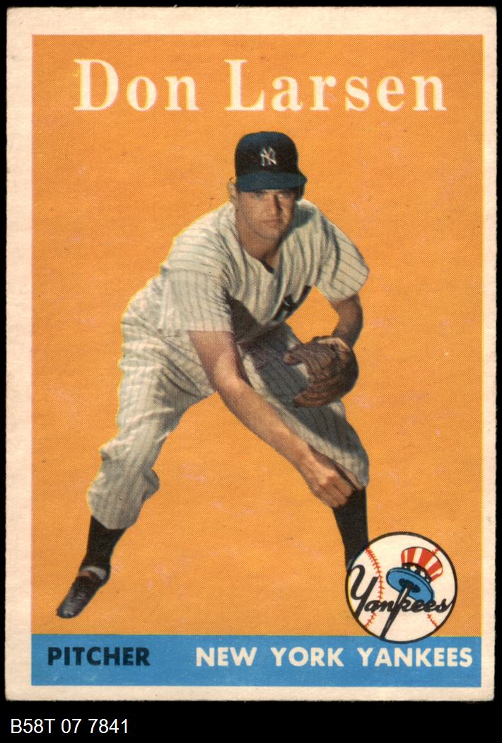 1958 Topps #161 Don Larsen 5 - EX