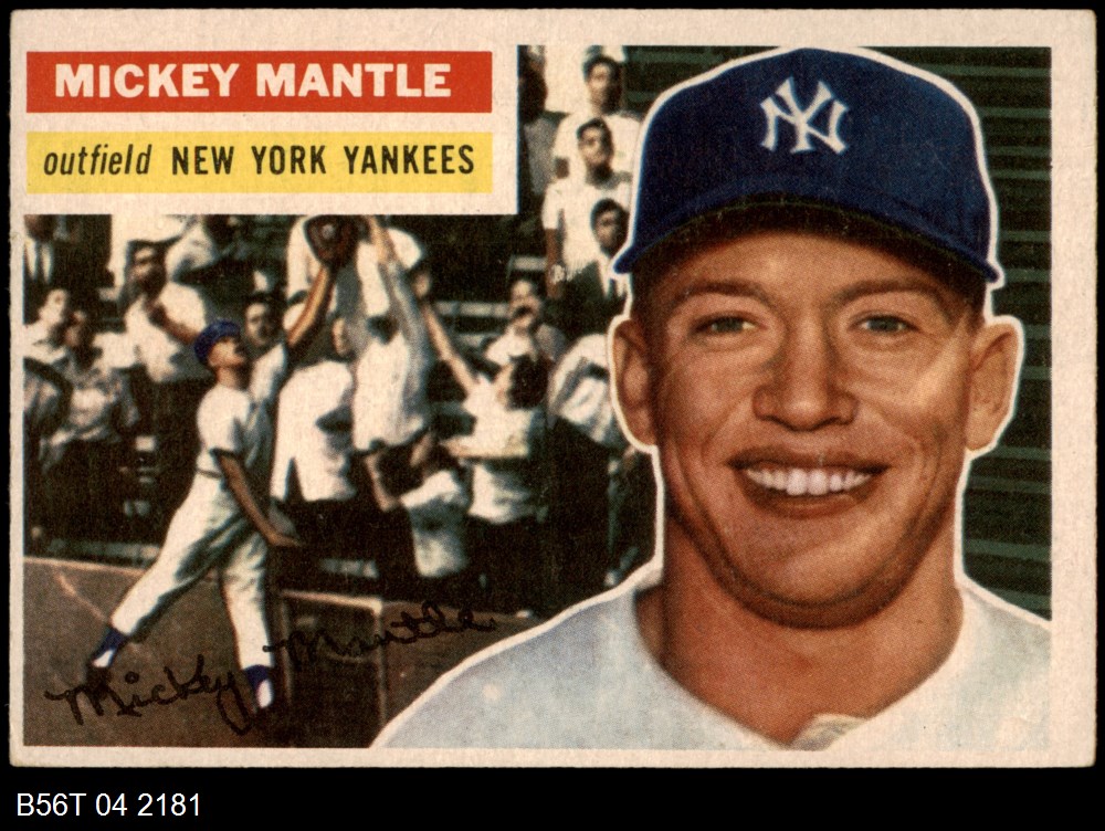 1956 Topps #135 Mickey Mantle