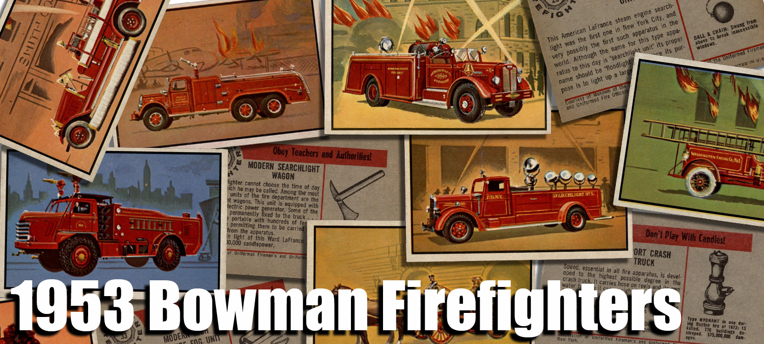 Buy 1953 Firefighters Cards, Sell 1953 Firefighters Cards: Dean’s Cards