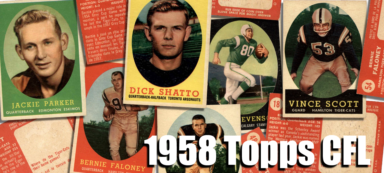 Buy 1958 Topps CFL Cards, Sell 1958 Topps CFL Cards: Dean’s Cards