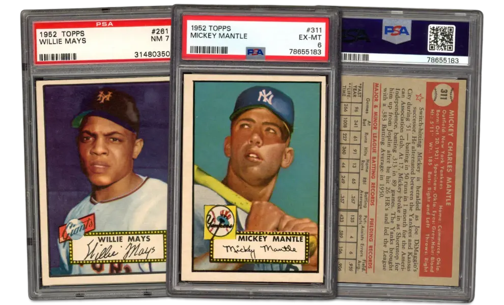 1952 Topps Baseball Cards