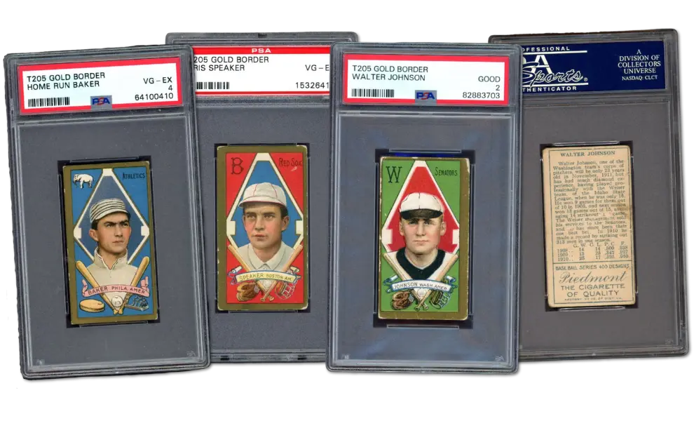Buy 1911 T205 Gold Borders Cards, Sell 1911 T205 Gold Borders Cards ...