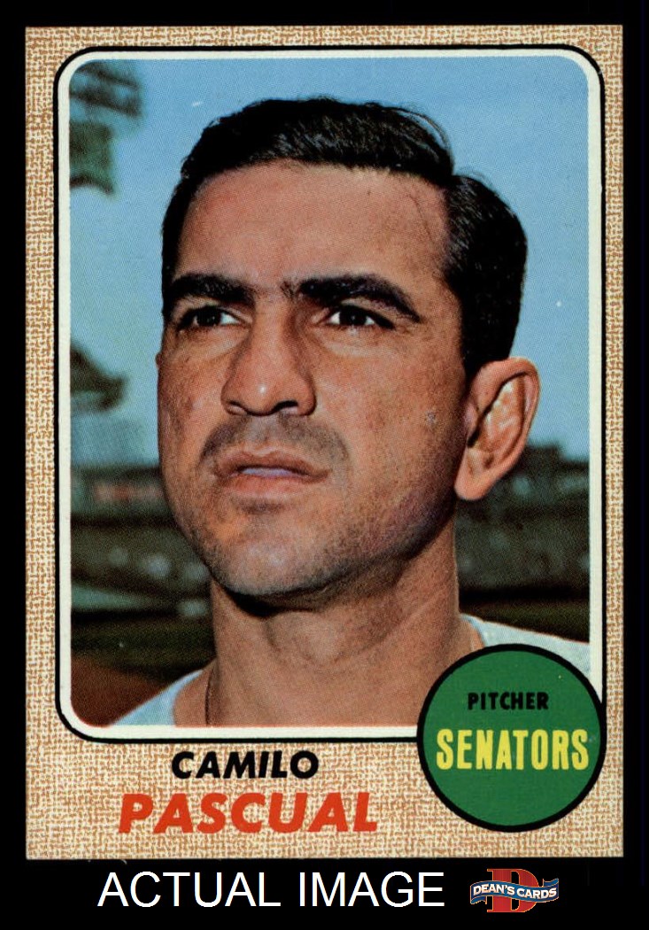 1968 Topps #395 Camilo Pascual