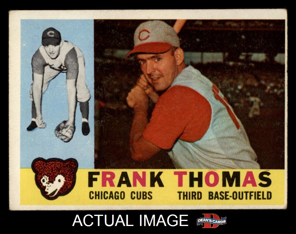 1960 Topps Chicago Cubs Team Set