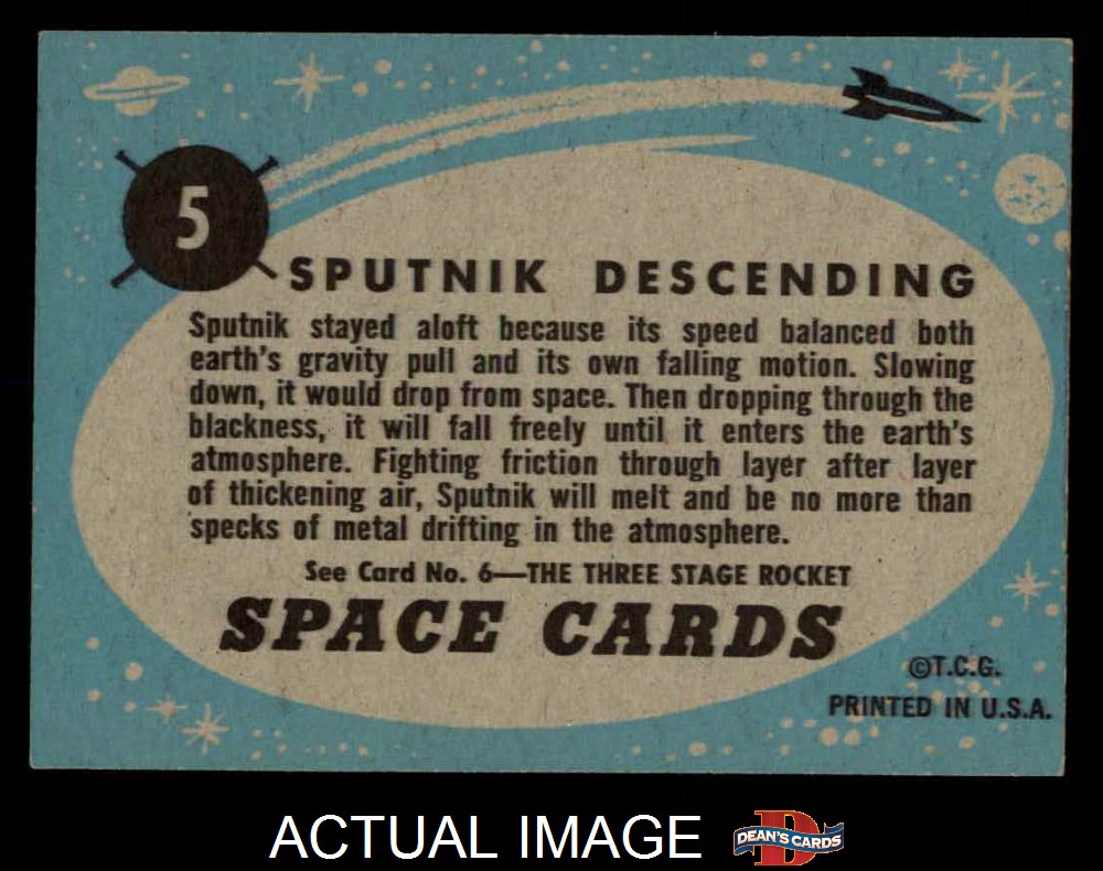 1957 Topps Space Cards Complete Set