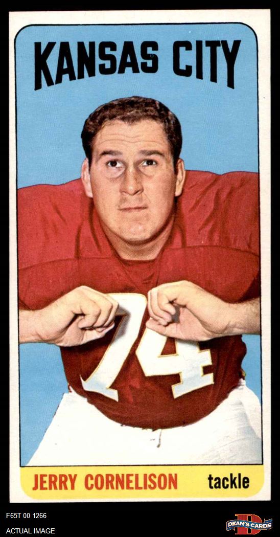 1965 Topps Kansas City Chiefs Team Set