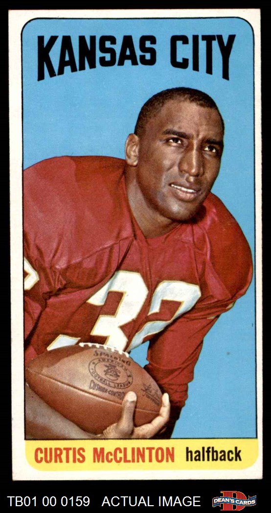 1965 Topps Kansas City Chiefs Team Set