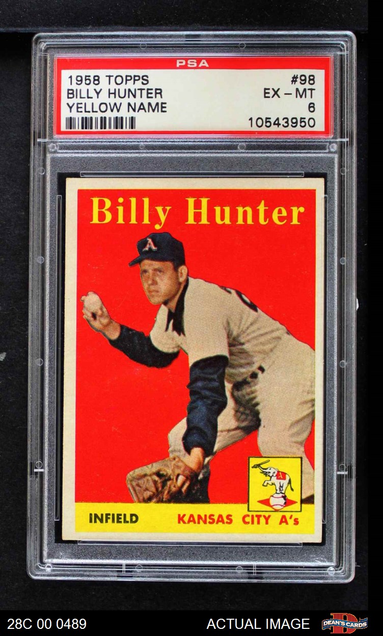 1958 Topps #98 Billy Hunter