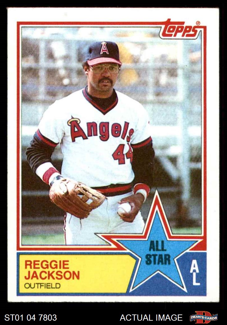 1983 Topps #390 All-Star Reggie Jackson