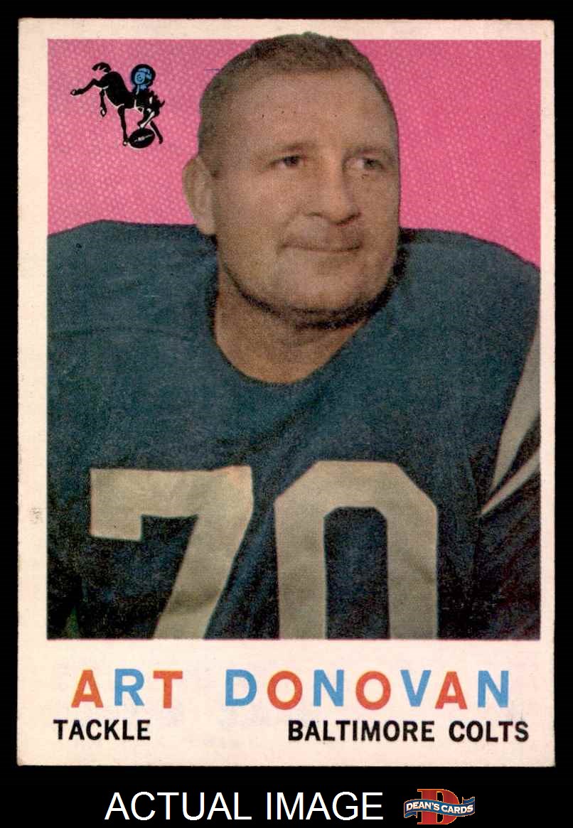 1959 Topps Baltimore Colts Team Set