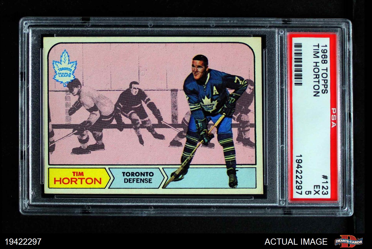 1968 Topps #123 Tim Horton