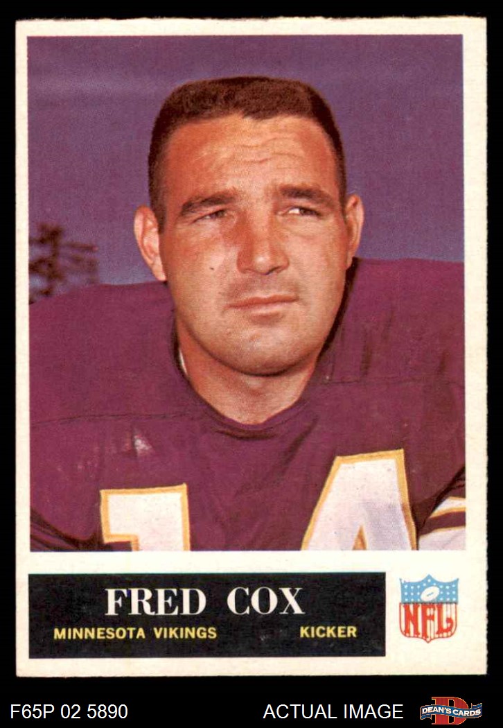 1965 Philadelphia #104 Fred Cox