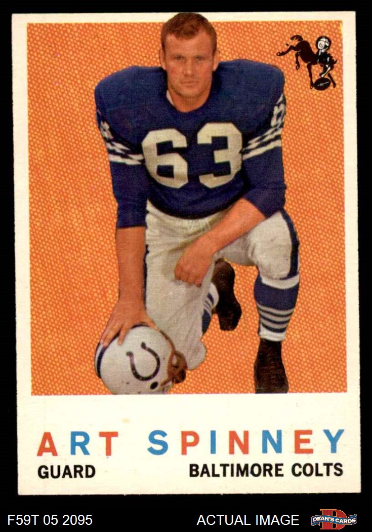 1959 Topps Baltimore Colts Team Set