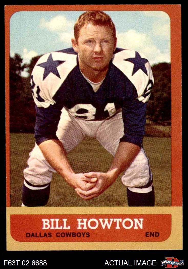 1963 Topps Dallas Cowboys Team Set