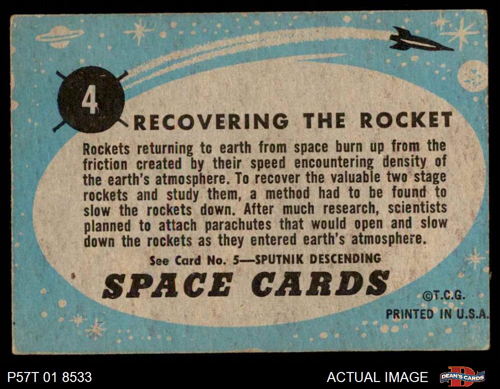 1957 Topps Space Cards Complete Set