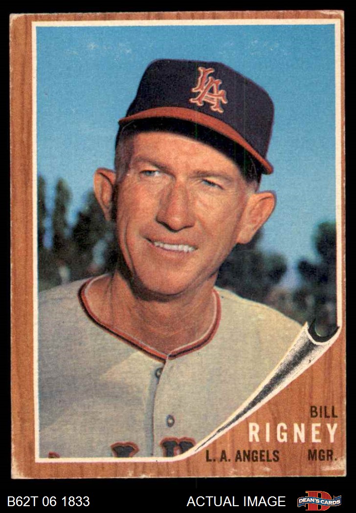 1962 Topps Los Angeles Angels Near Team Set