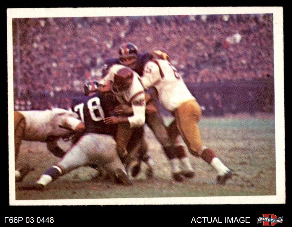 1966 Philadelphia #195 Washington Redskins Sonny Jurgensen / Dan Lewis