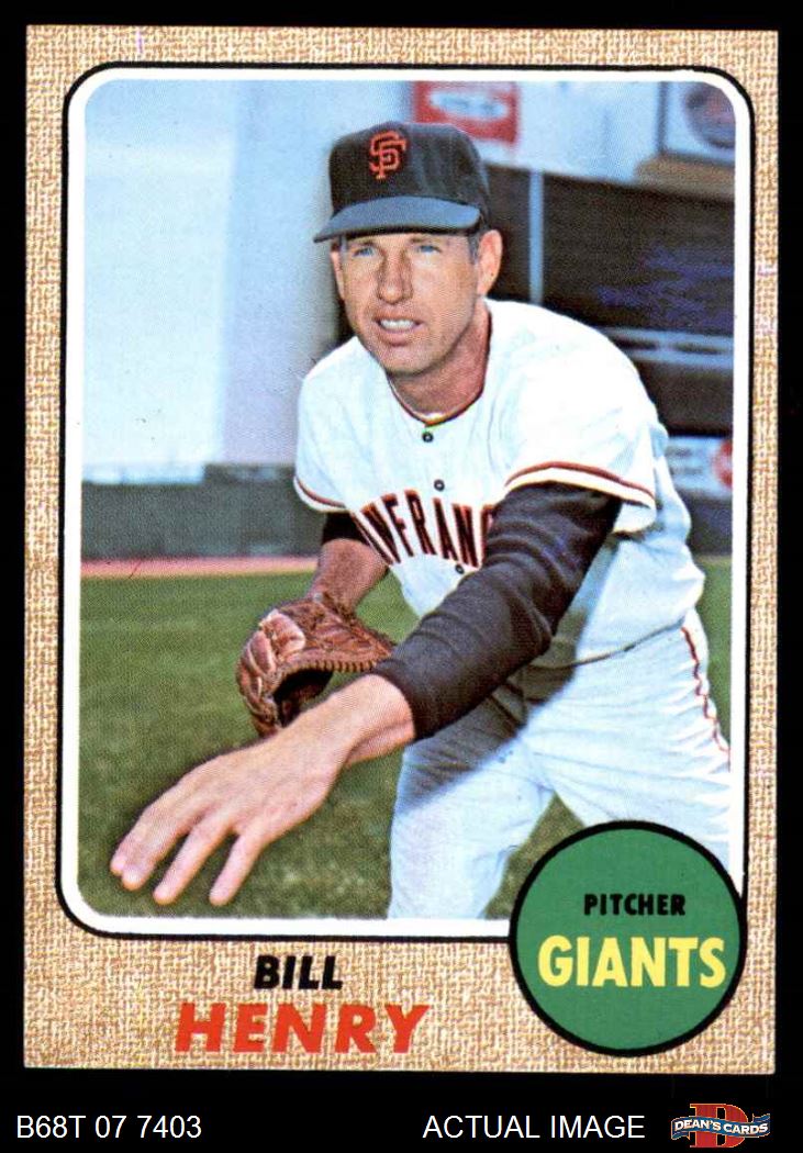 1968 Topps #239 Bill Henry