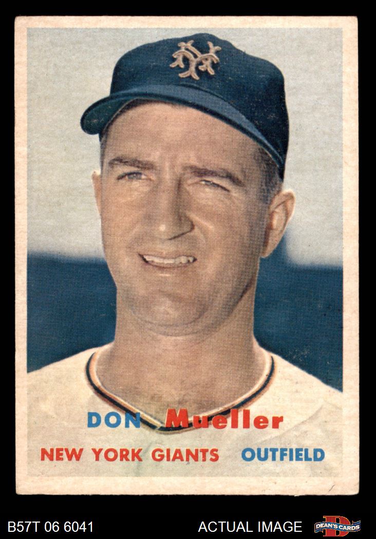 1957 Topps New York Giants Team Set