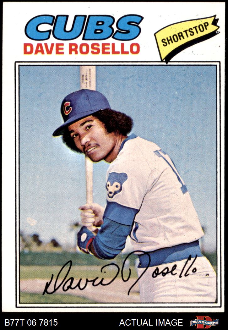 1977 Topps Chicago Cubs Team Set