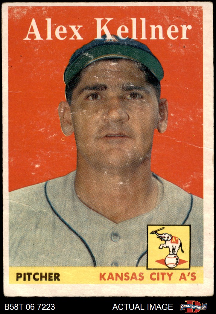 1958 Topps Kansas City Athletics ( A's ) Team Set