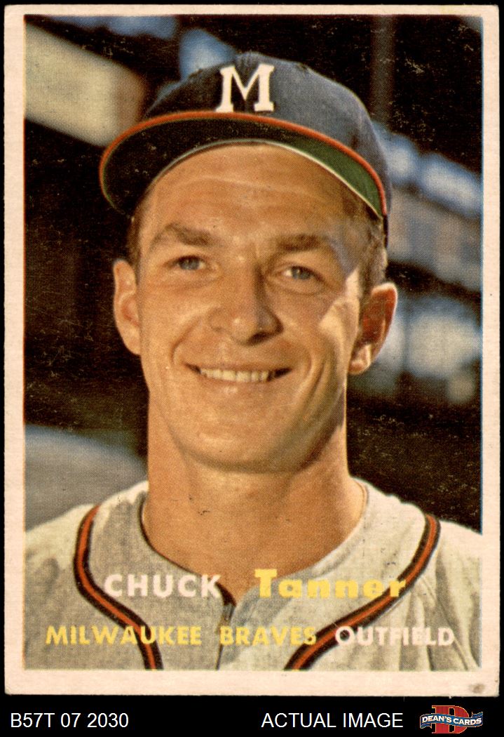 1957 Topps #392 Chuck Tanner