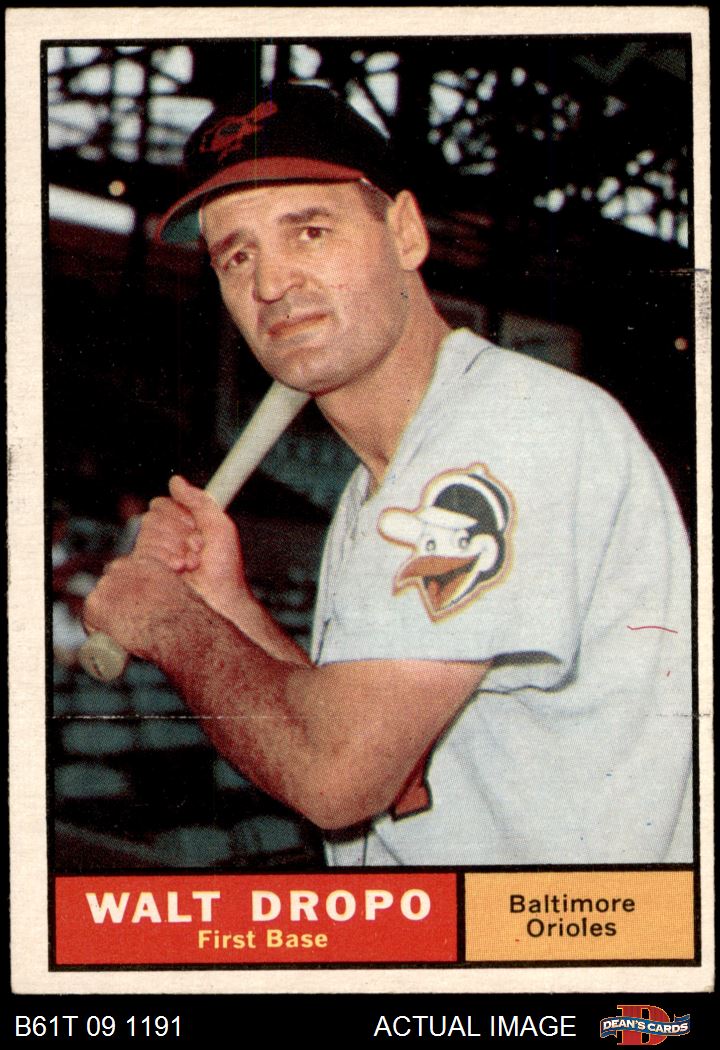1961 Topps #489 Walt Dropo