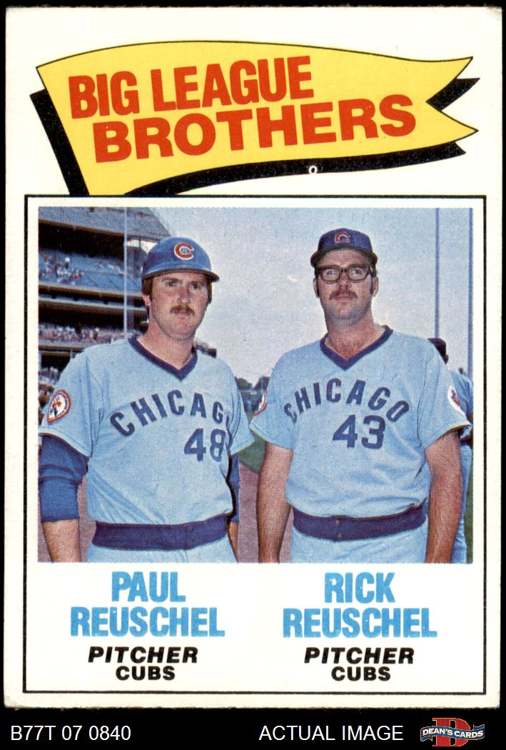 1977 Topps Chicago Cubs Team Set