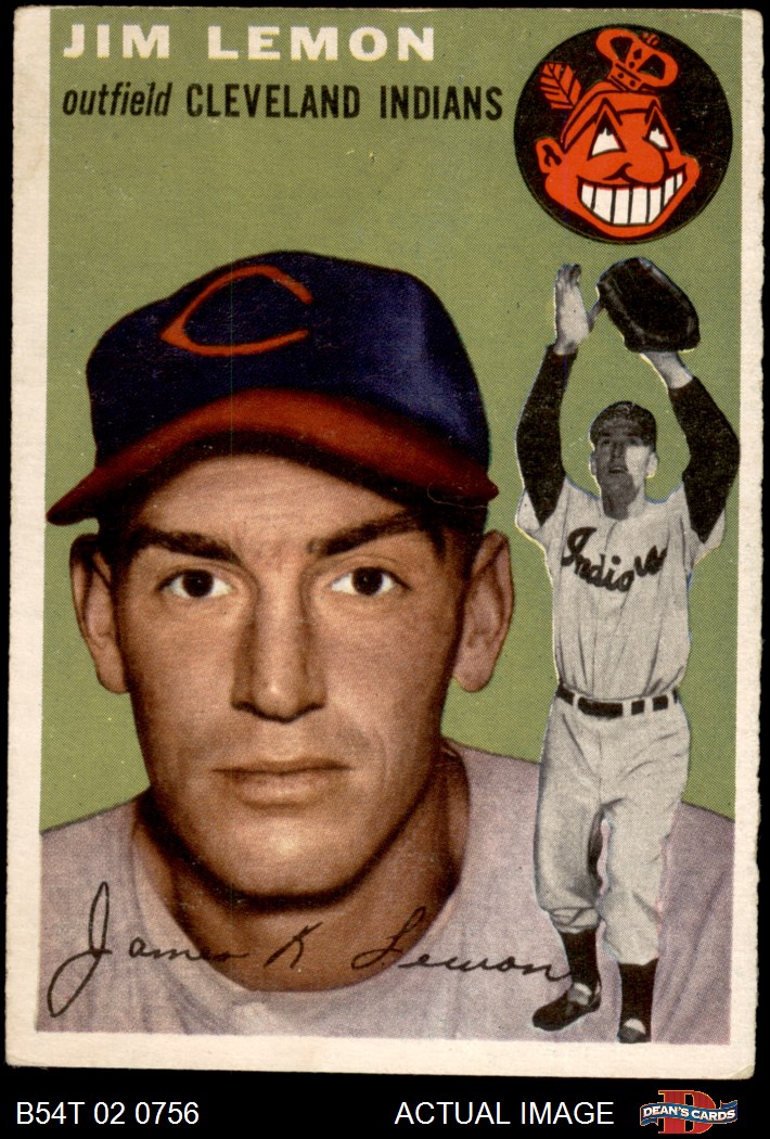 1954 Topps Cleveland Indians Team Set