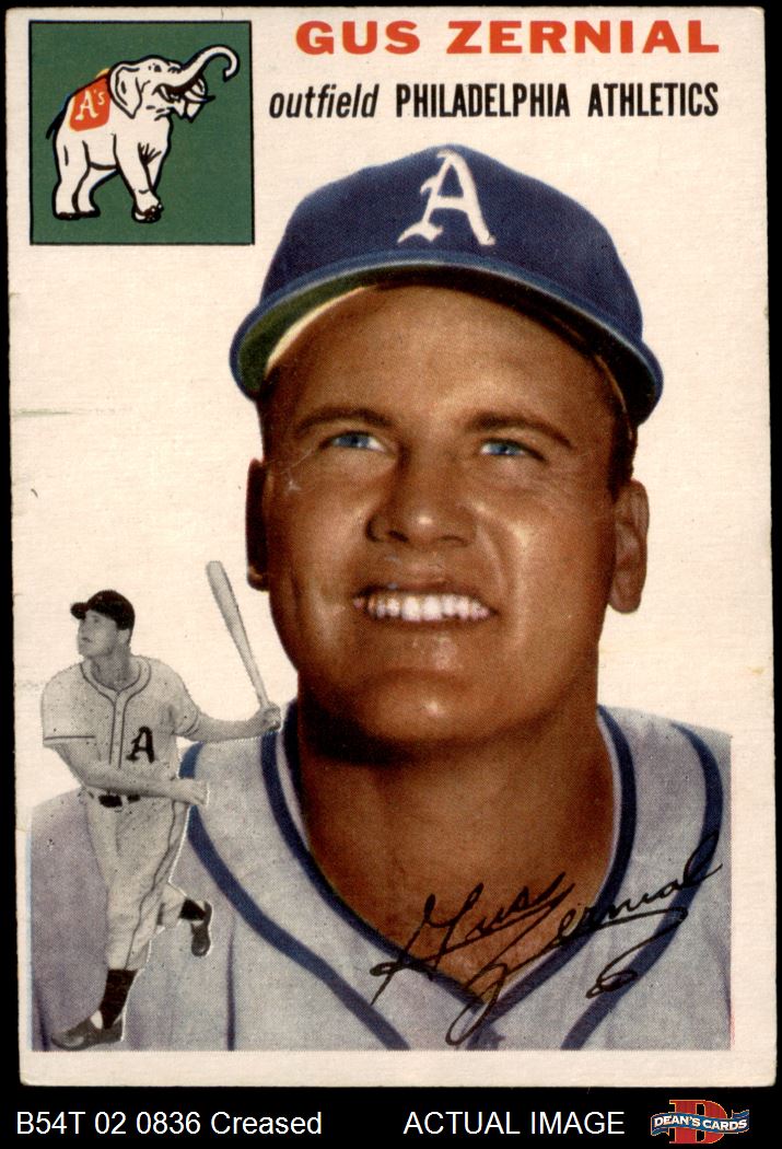 1954 Topps Philadelphia Athletics (A's) Near Team Set