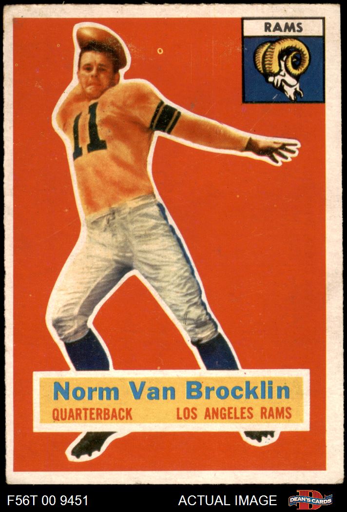 1956 Topps #6 Norm Van Brocklin