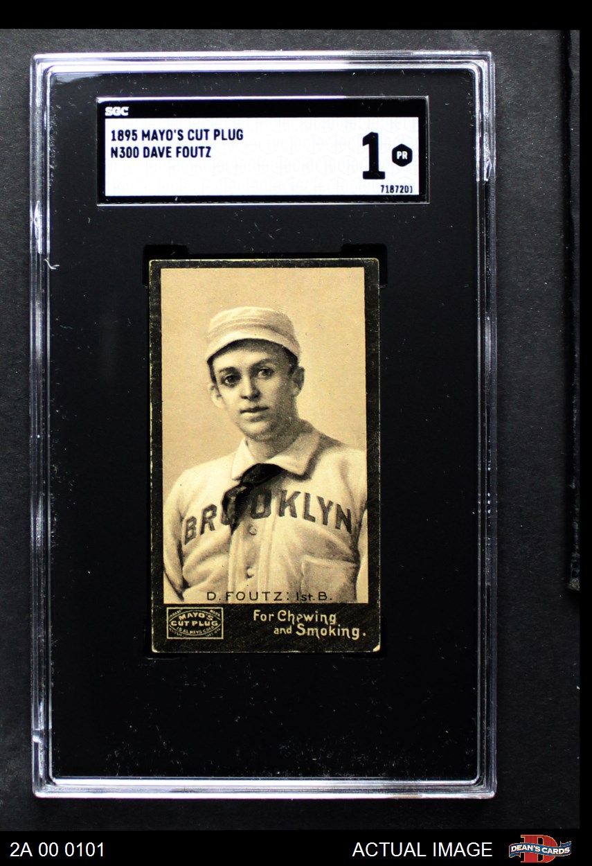 1895 Mayo's Cut Plug Dave Foutz SGC 1 - POOR