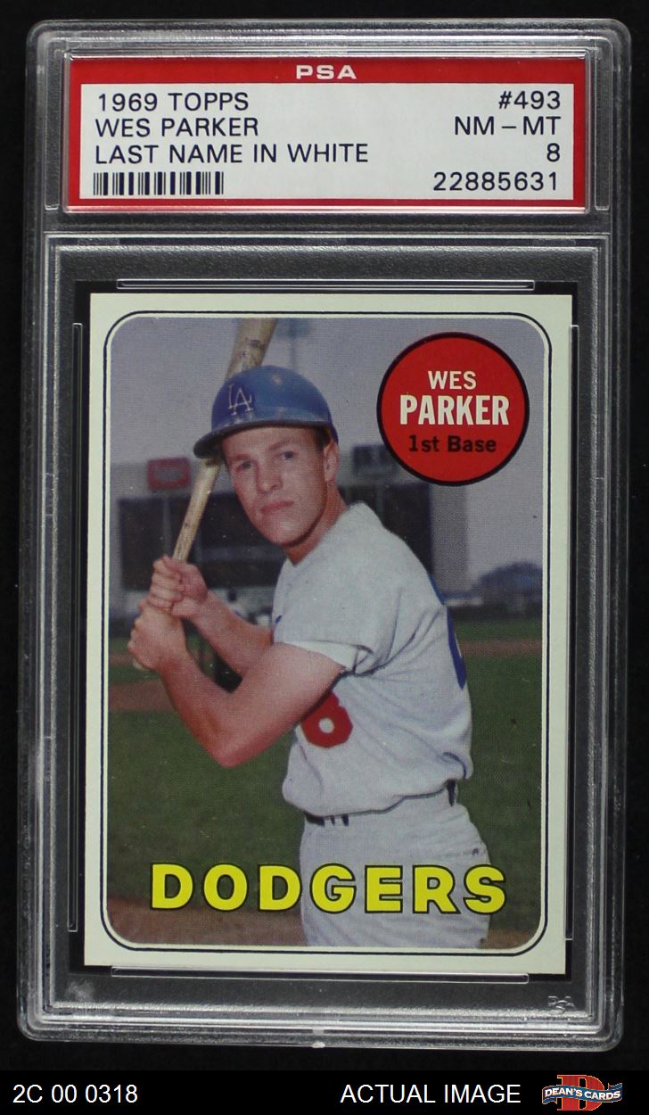 1969 Topps #493 Wes Parker