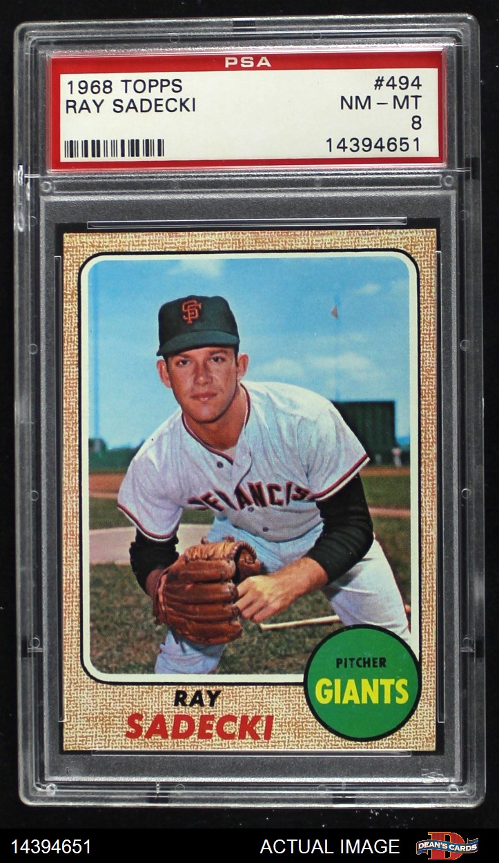 1968 Topps #494 Ray Sadecki
