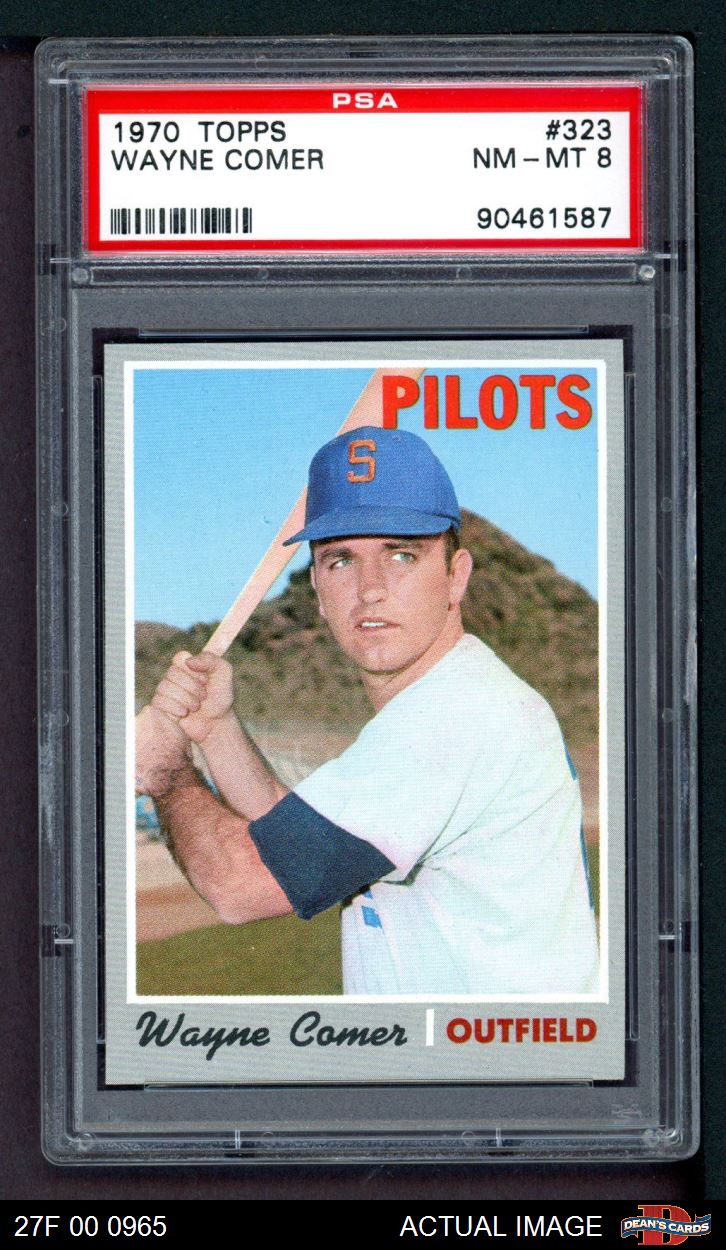 1970 Topps #323 Wayne Comer PSA 8 - NM/MT