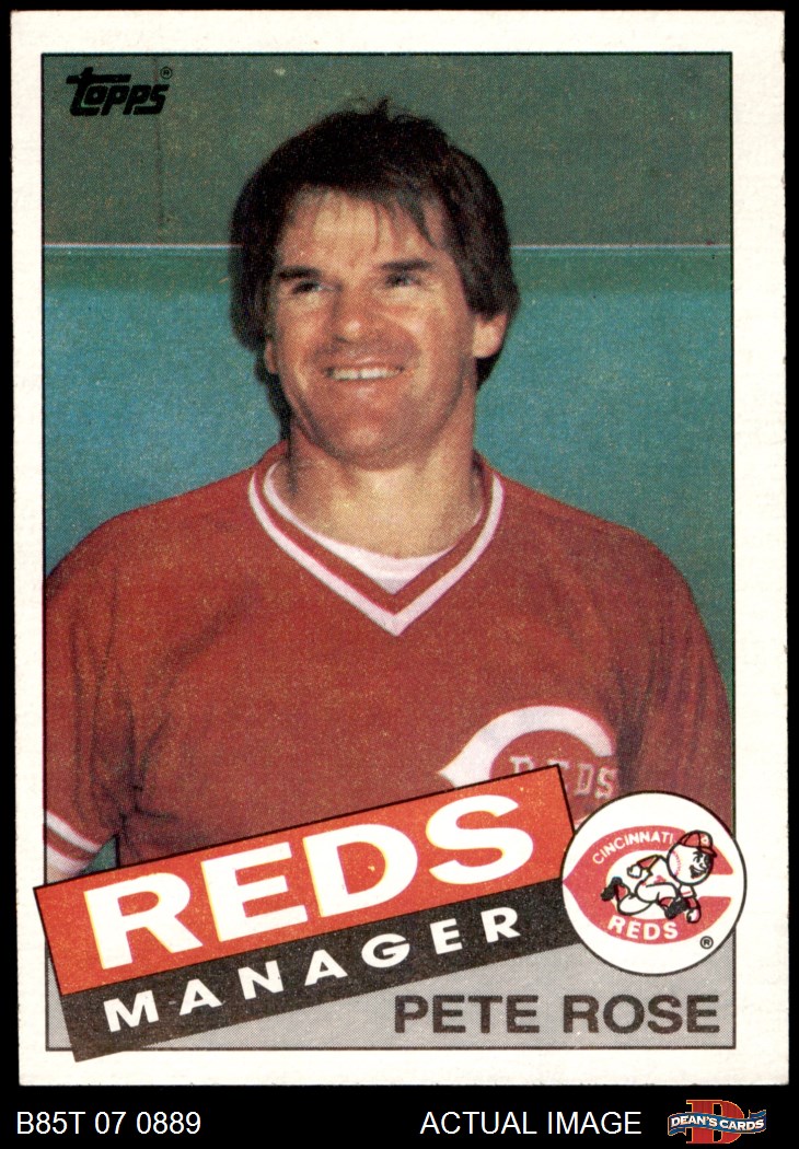 1985 Topps #547 Pete Rose