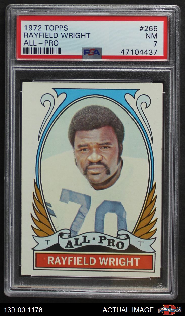 1972 Topps #266 All-Pro Rayfield Wright