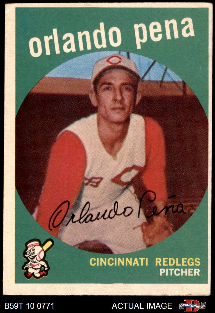 1959 Topps Cincinnati Reds Team Set