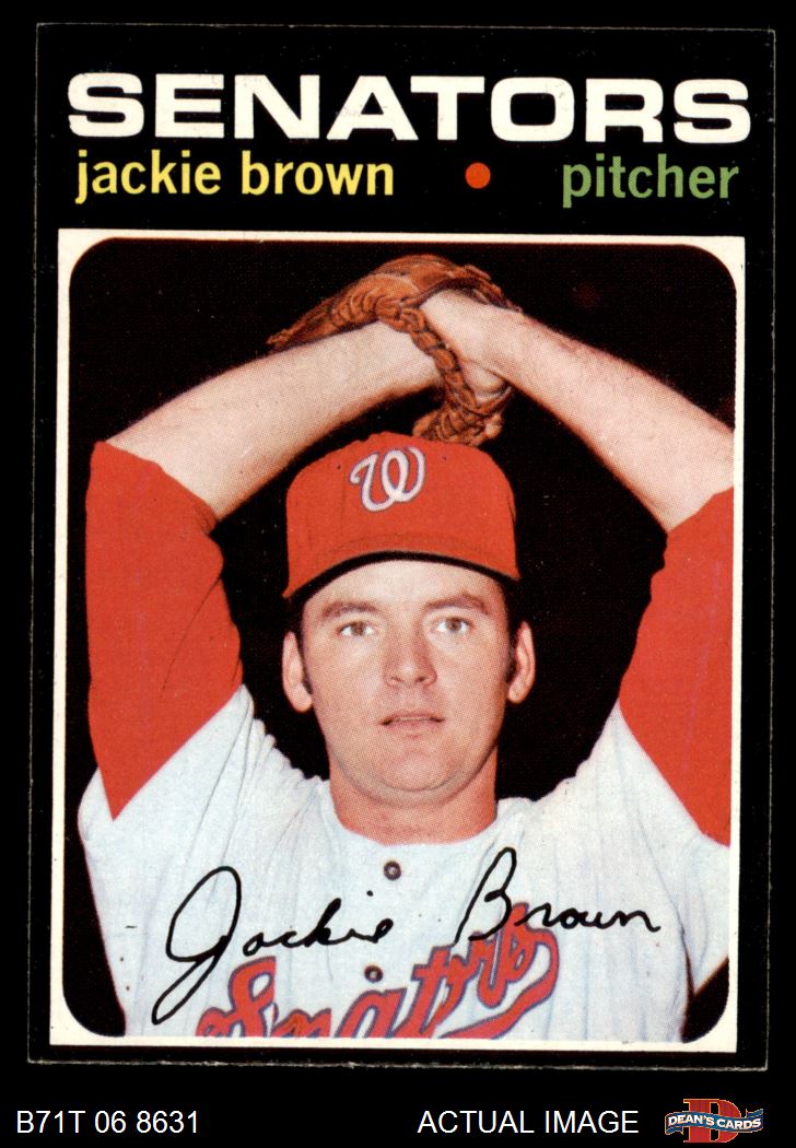 1971 Topps Washington Senators Team Set