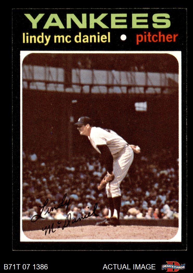 1971 Topps New York Yankees Team Set