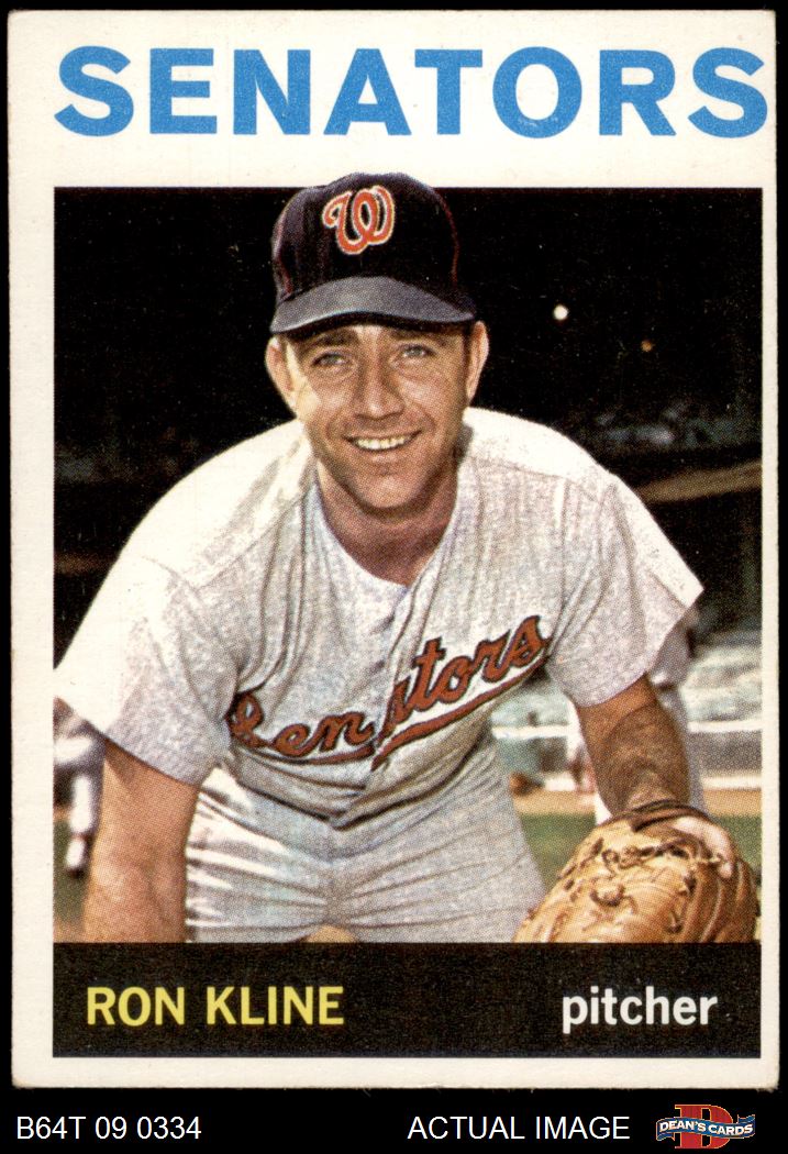 1964 Topps #358 Ron Kline