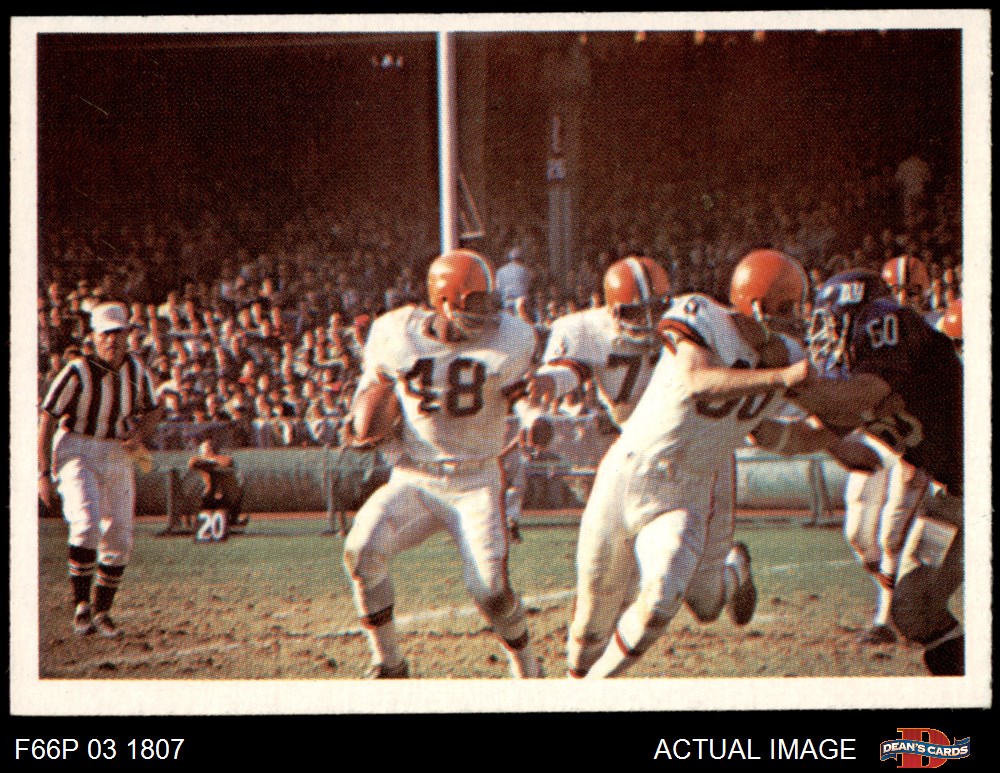 1966 Philadelphia #52 Cleveland Browns Ernie Green / Gary Collins