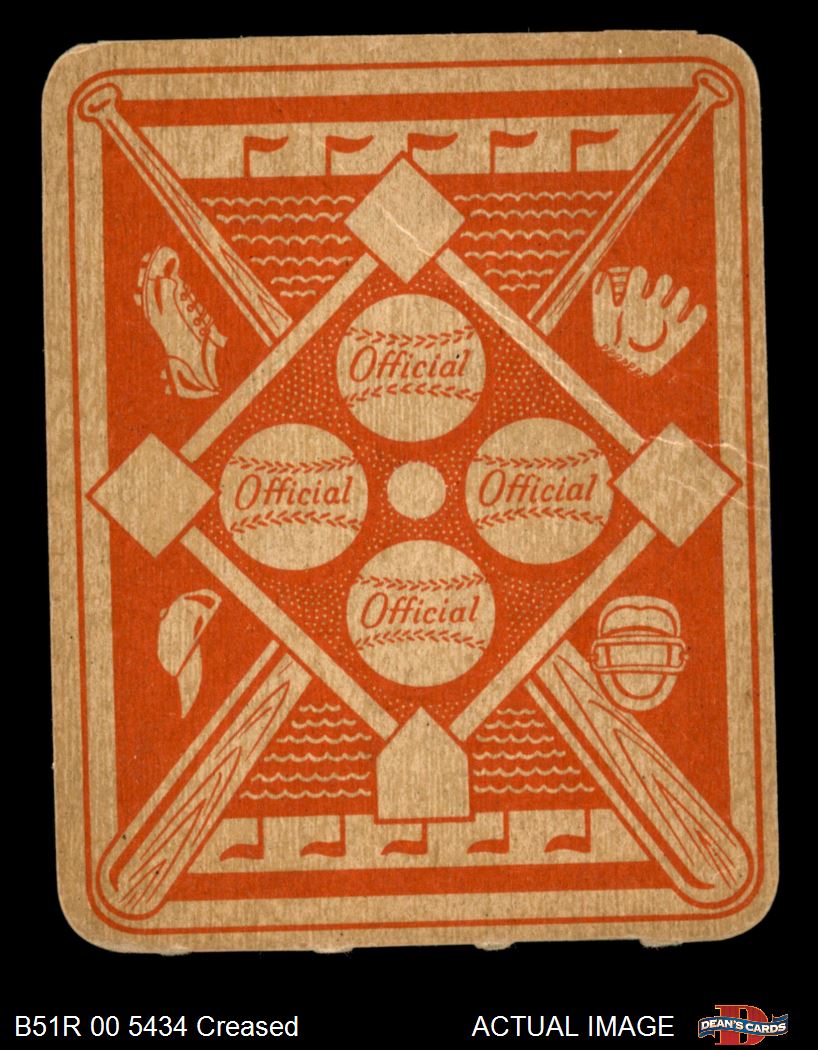 1951 Topps # 1951 Topps Red Back Baseball Complete Set