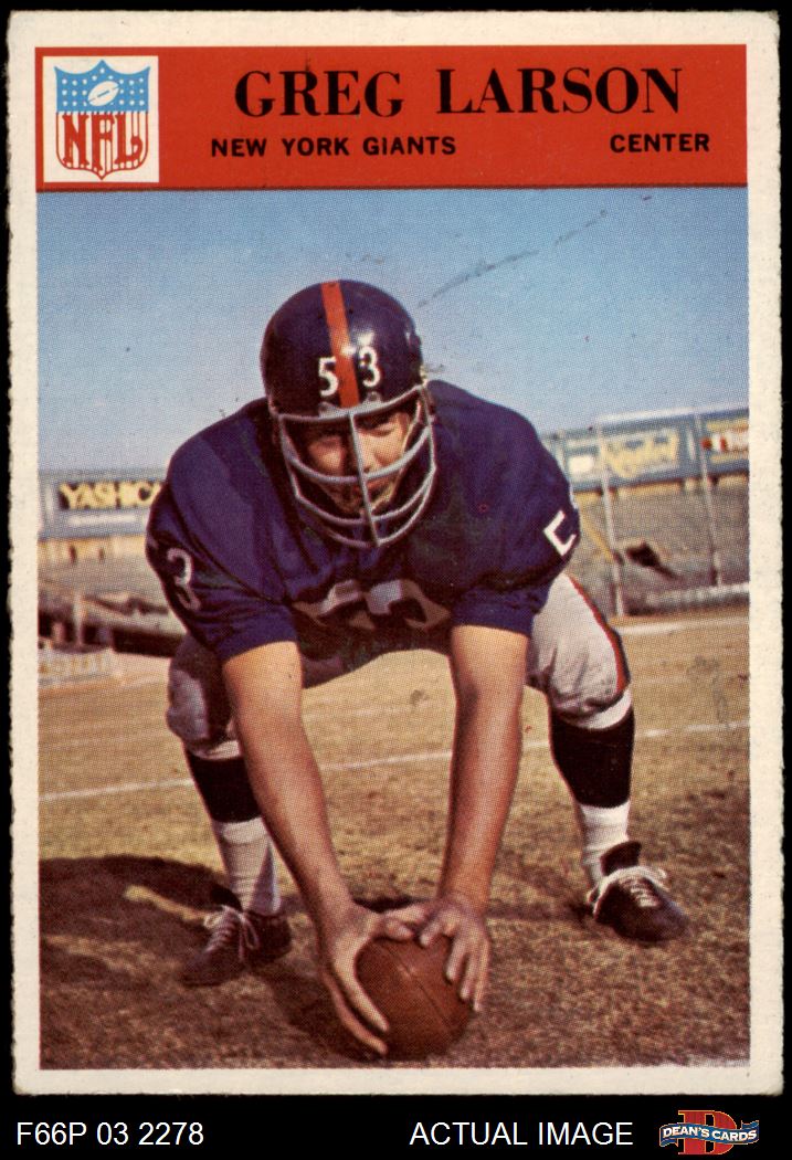 1966 Philadelphia #124 Greg Larson 2 - GOOD