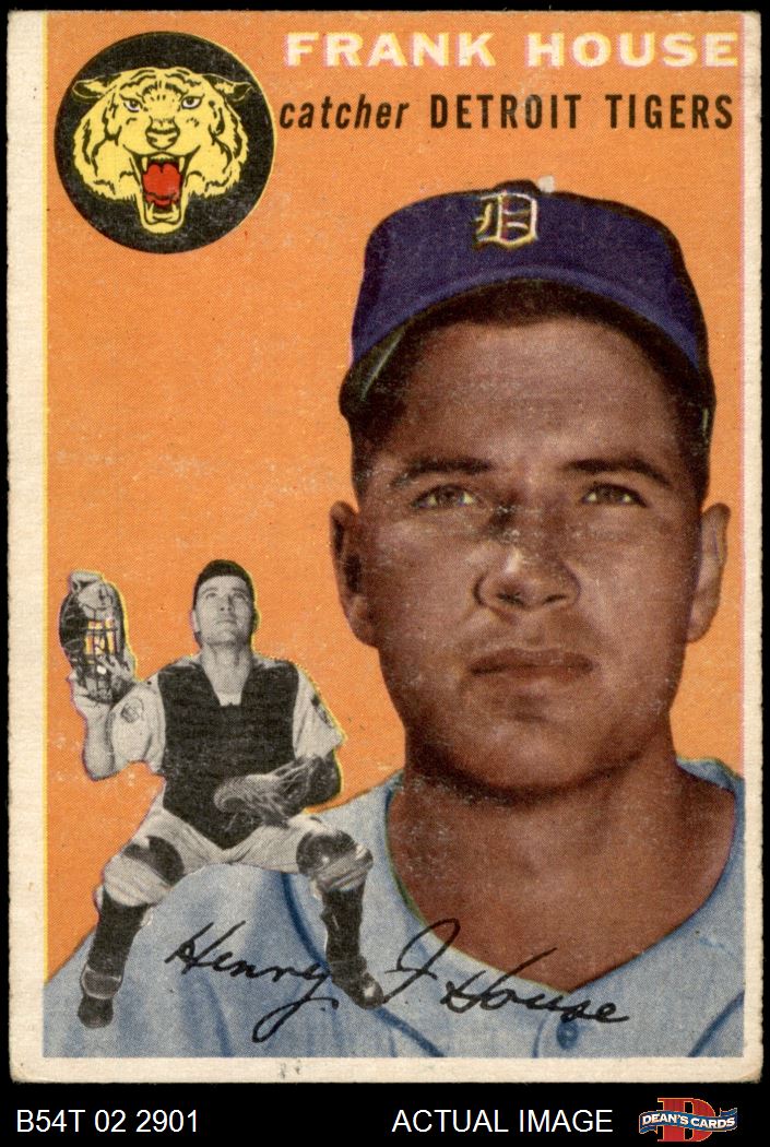 1954 Topps Detroit Tigers Team Set w/o Kaline